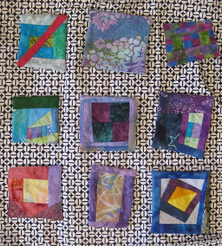 Gefilte Quilt: Improv Batik Scrap Relaxation Tutorial - Part I