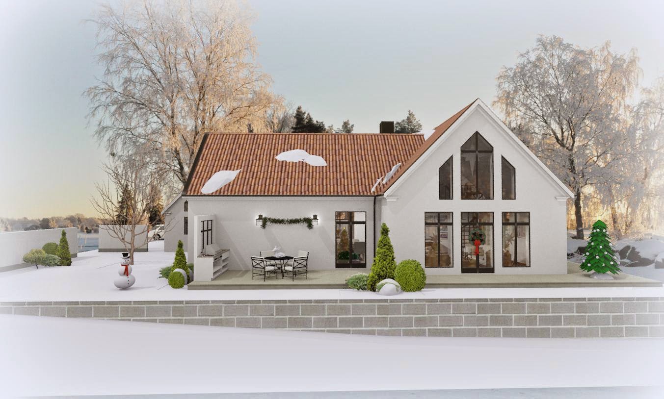 Dreams & Coffees arkitekt- och projektblogg: Öppet och ljust stenhus i ...