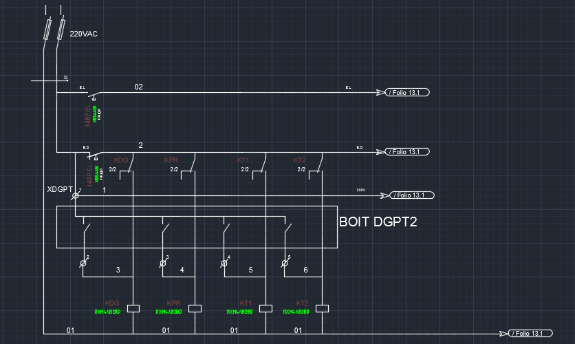coffret DGPT2 : définition , schéma de câblage.