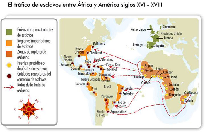 GEOGRAFÍA E HISTORIA: EL COMERCIO TRIANGULAR Y LA TRATA DE ESCLAVOS