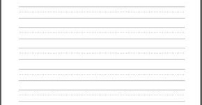 Dotted Line Practice Sheets - Collage Template