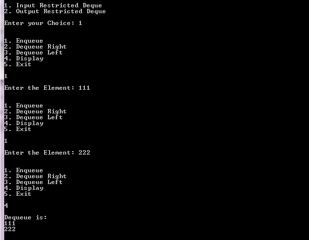 Computing For Beginners Cc Program Implementing Dequeue Using Array
