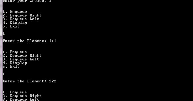 Computing for Beginners: C/C++ Program Implementing Dequeue Using Array