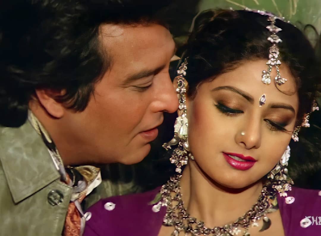 Sridevi: Sridevi with Vinod Khanna and Dharmendra in Farishtay (1991)