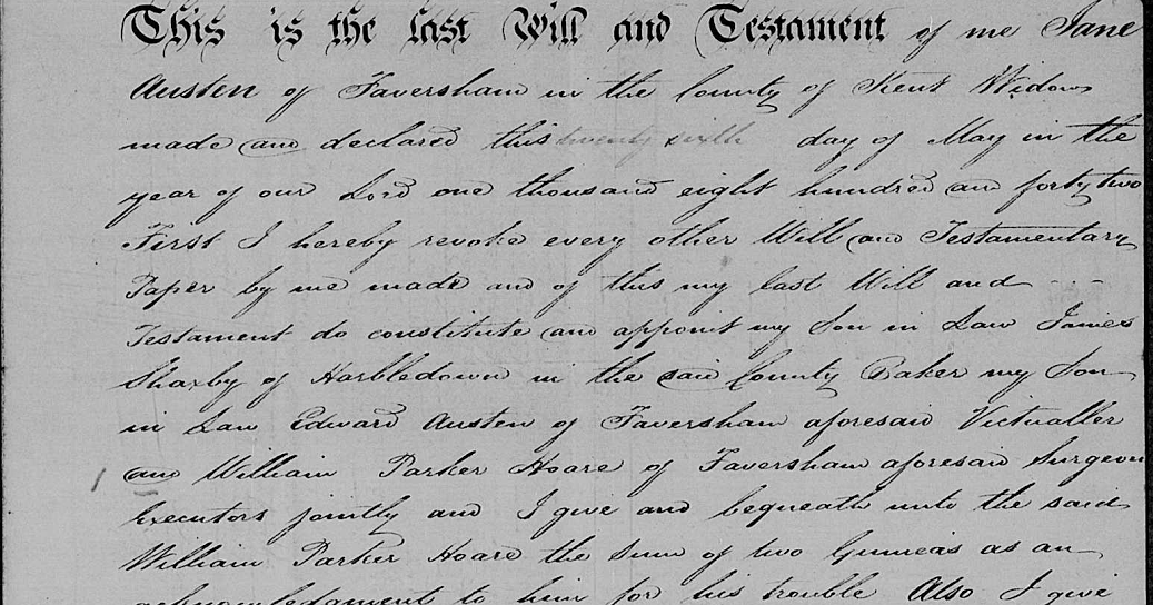 Genealogy's Star: Critically examining a Will -- Genealogical Viewpoint ...