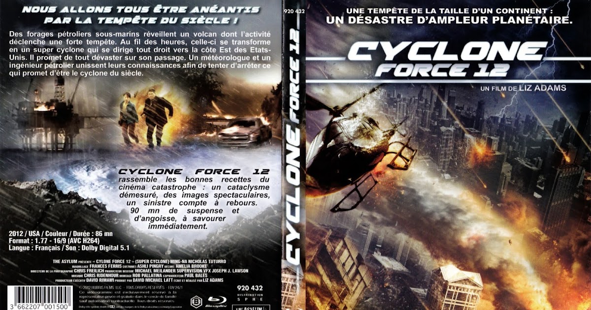 BLU-RAY JAQUETTES BLU-RAY: Cyclone force 12