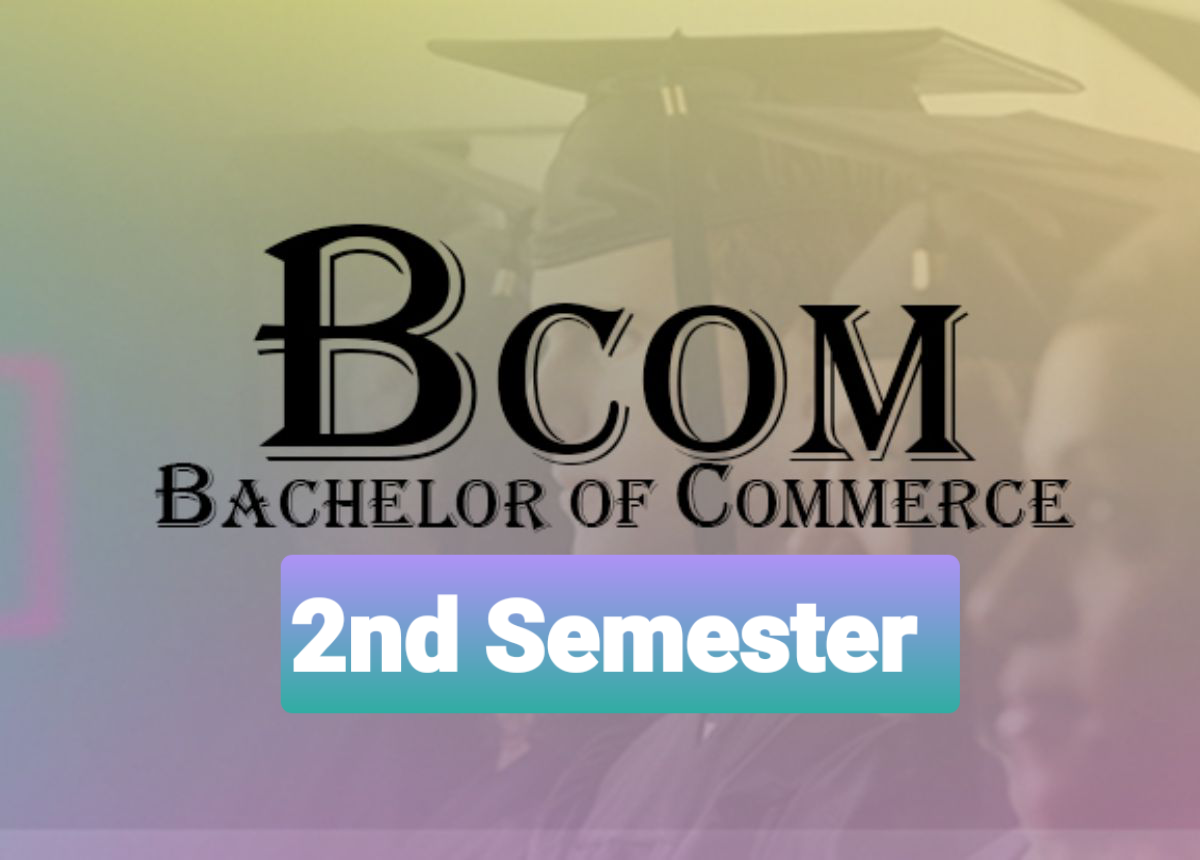 Click Here for B.COM 2nd Semester Textbook and Study Material in pdf of ...