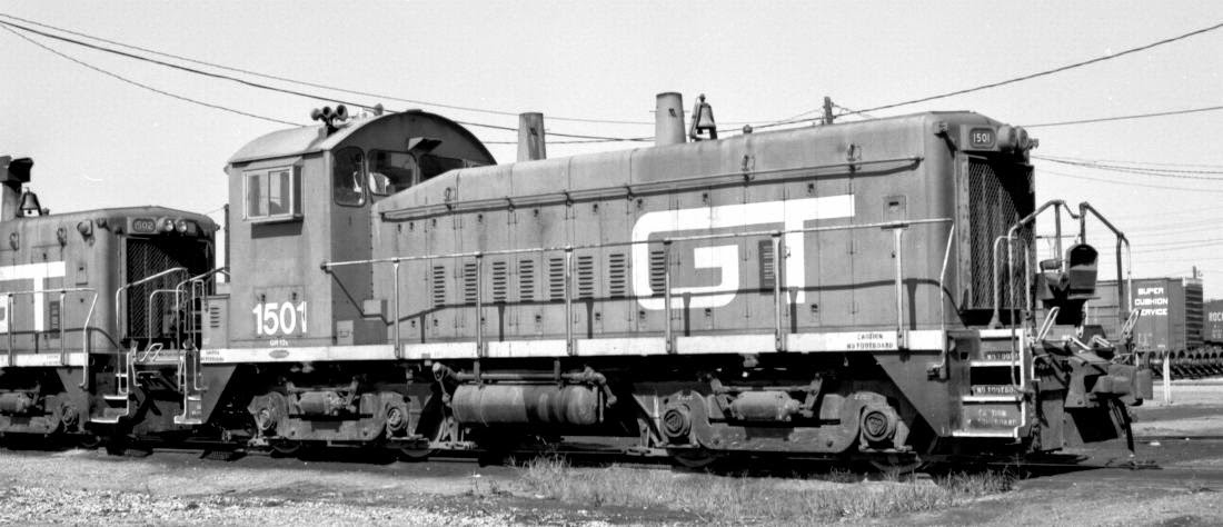 Eddie's Rail Fan Page: Grand Trunk Western EMD yard switcher locomotive ...