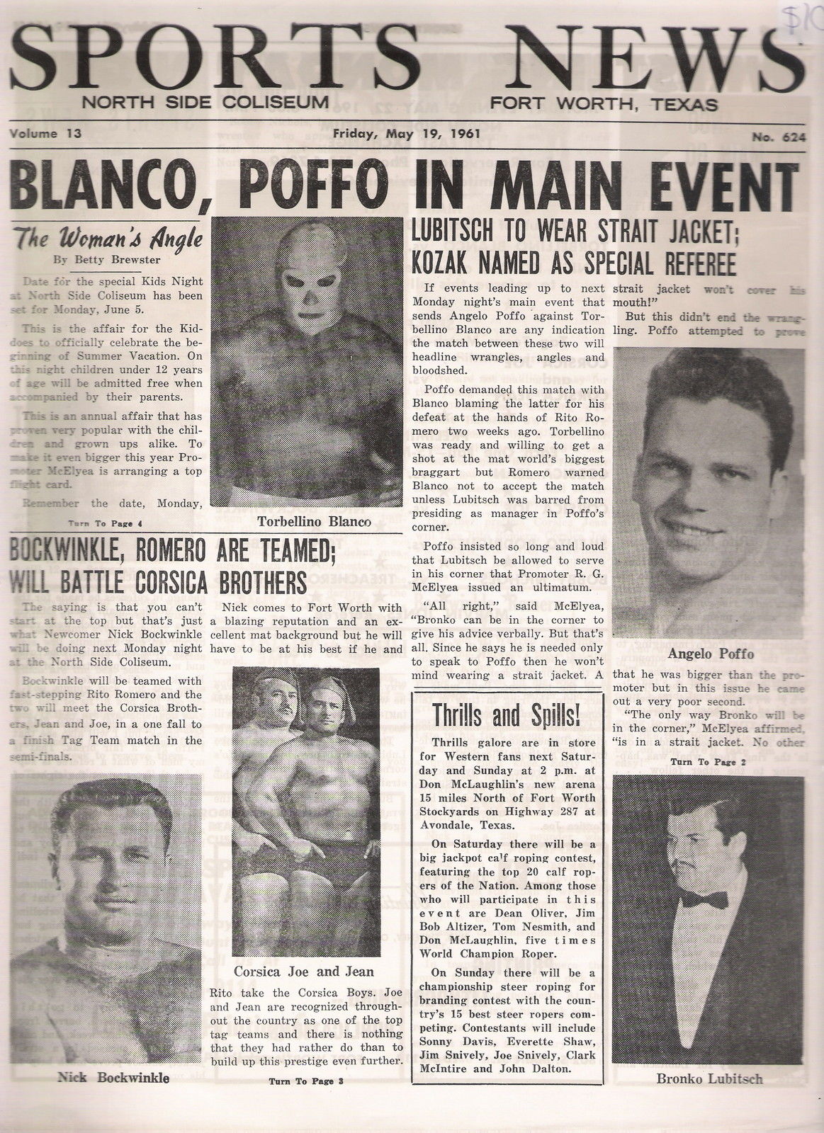 World Class Memories: RESULTS: 1961