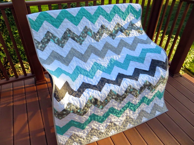 The Way I Sew It: Chevron Baby Quilt No. 2