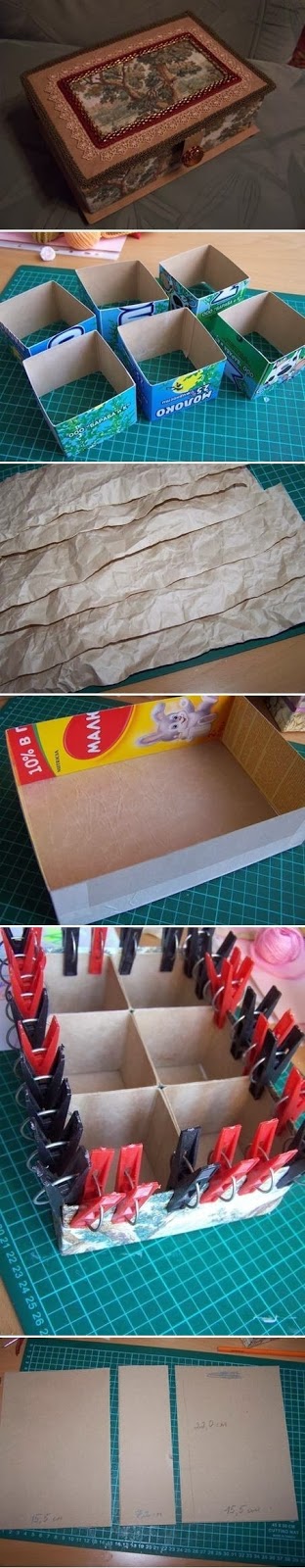 DIY Cardboard Organizer Box - Tutorial ~ GOODIY