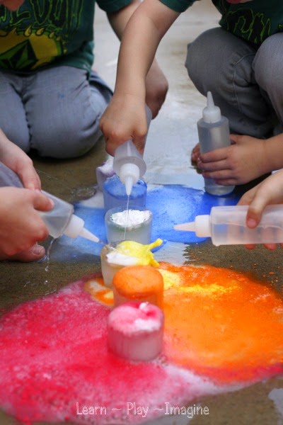 Frozen Rainbow Eruptions ~ Learn Play Imagine