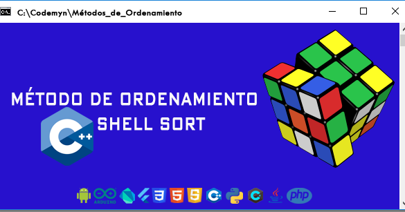 Métodos de Ordenamiento ShellSort en C++ - Código Fuente - CodeMyN