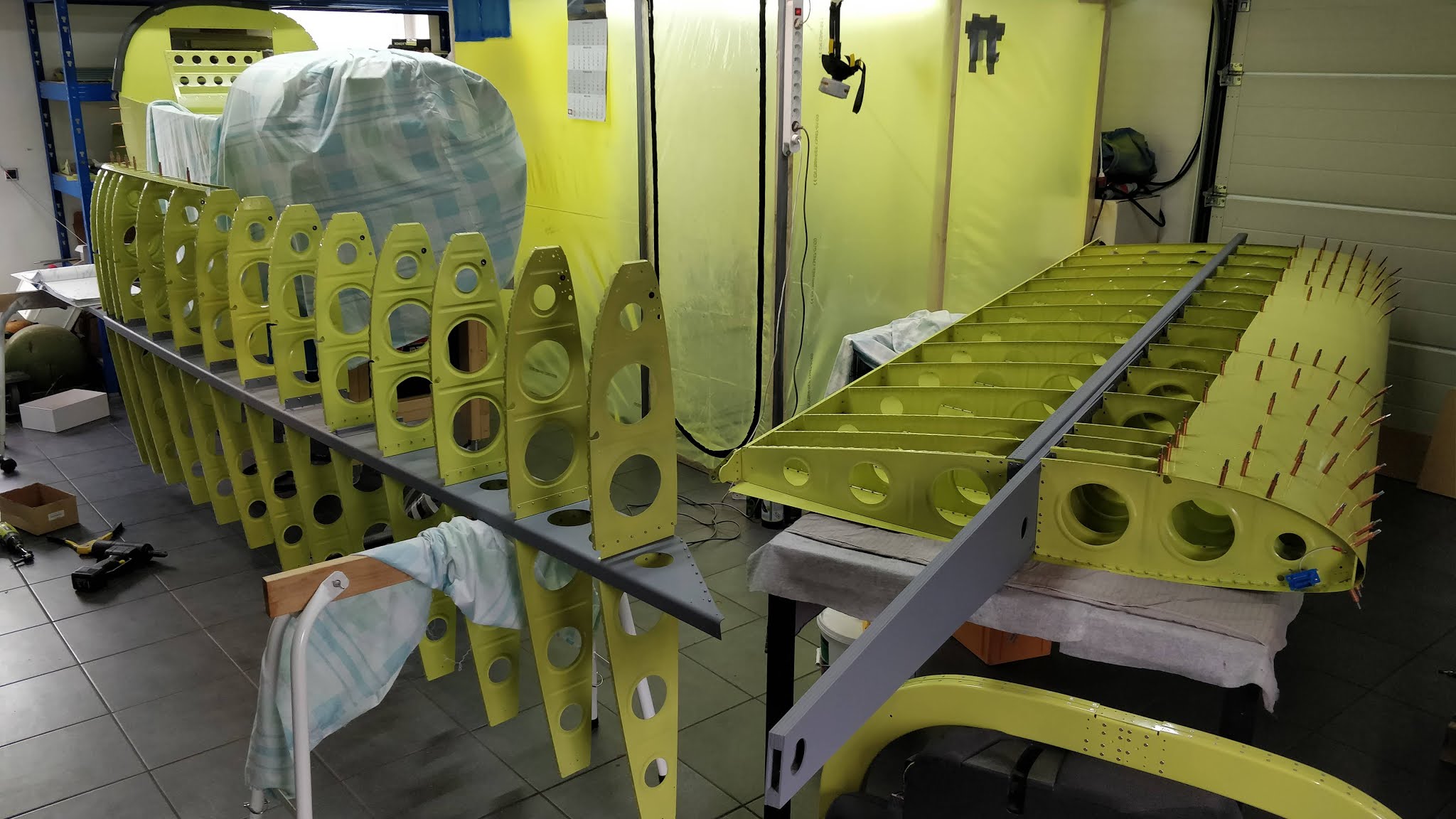 PEB's RV-12 projekt: Sektion 13 Spar assembly