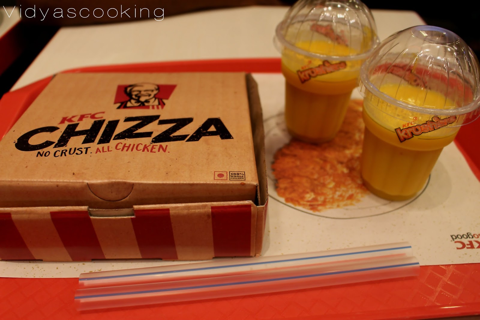 KFC CHIZZA "NO CRUST ALL CHICKEN"