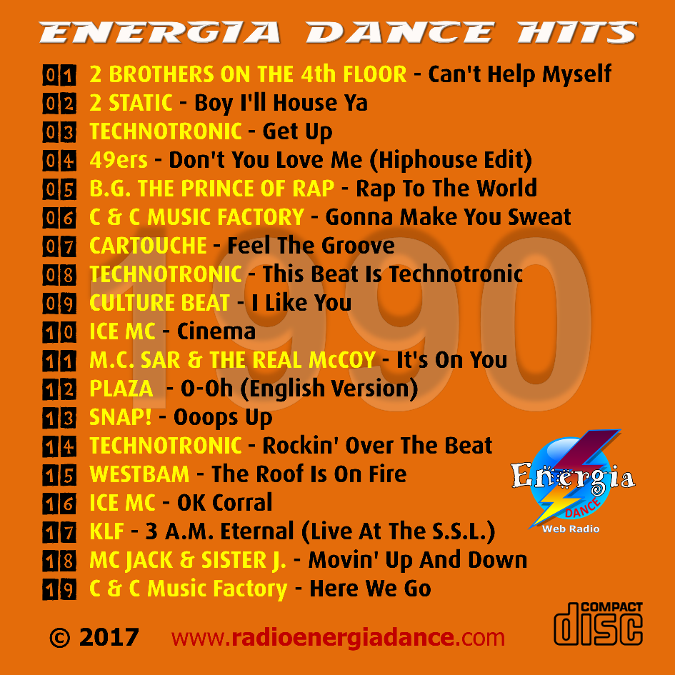 Euro Singles 90 : VA - Energia Dance Hits 1990
