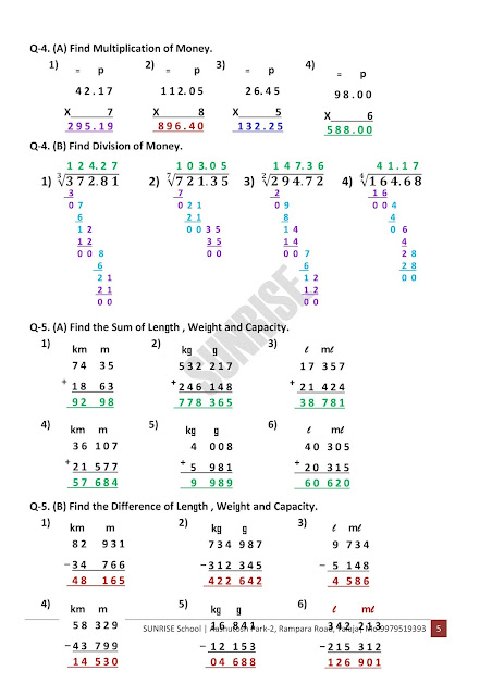 4th_Mathematics_Assignment - CH2O Education