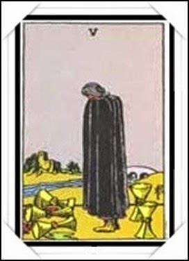 Cinco De Copas - Arcanos Menores - Tarot Rider Waite - - Las ...