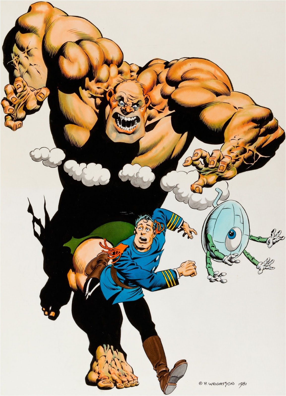 Cap'n's Comics: Hanover Fiste by Berni Wrightson