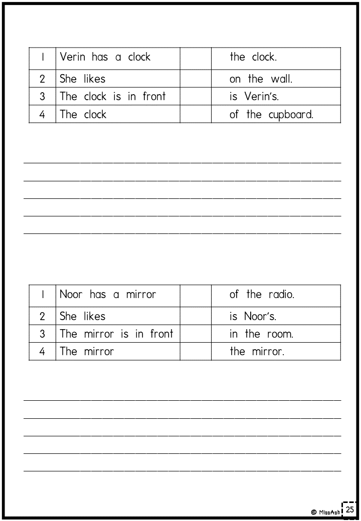 ASH THE TEACHER: Year 3 Step by Step Writing Module Part 1