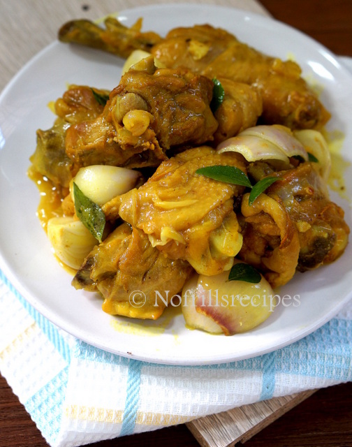 Turmeric chicken (2) ~ 黄 姜 鸡