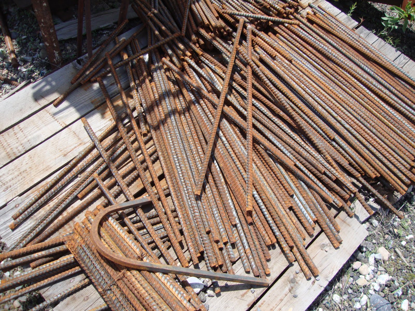 danger garden: Brown Building Materials, a rusty paradise.