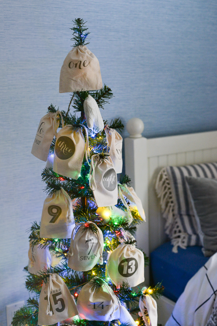 An Advent Christmas Tree With Stay At Home Activities - Rambling Renovators