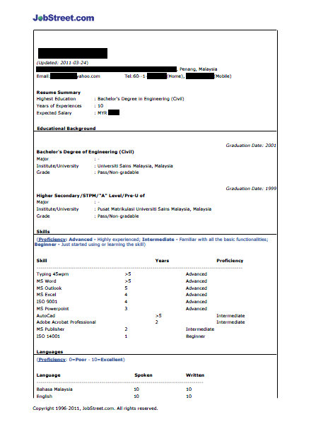 Kesilapan Umum Menulis Resume