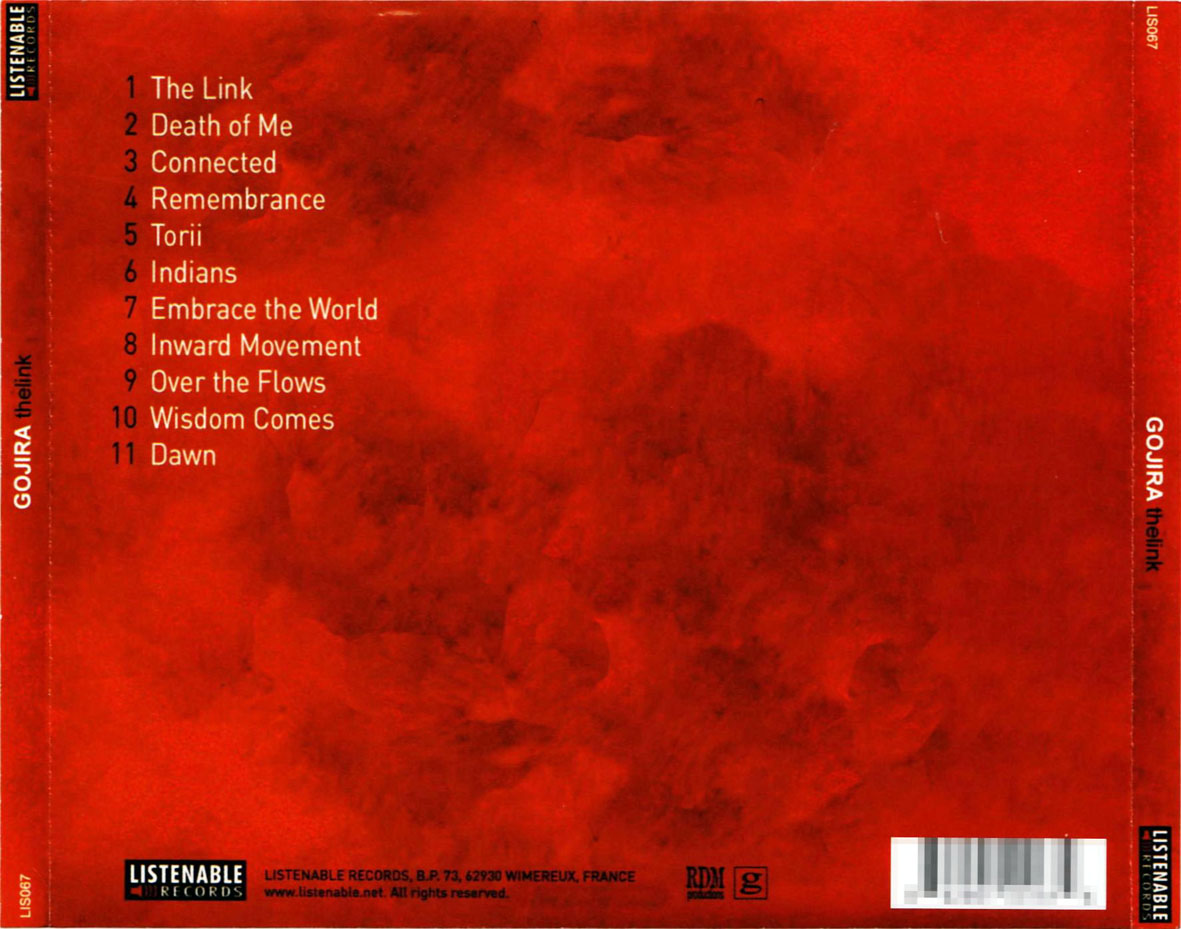 Classic Rock Covers Database: Gojira - The Link (2003)