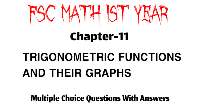 Fsc Mathematics MCQs With Answers: 2021