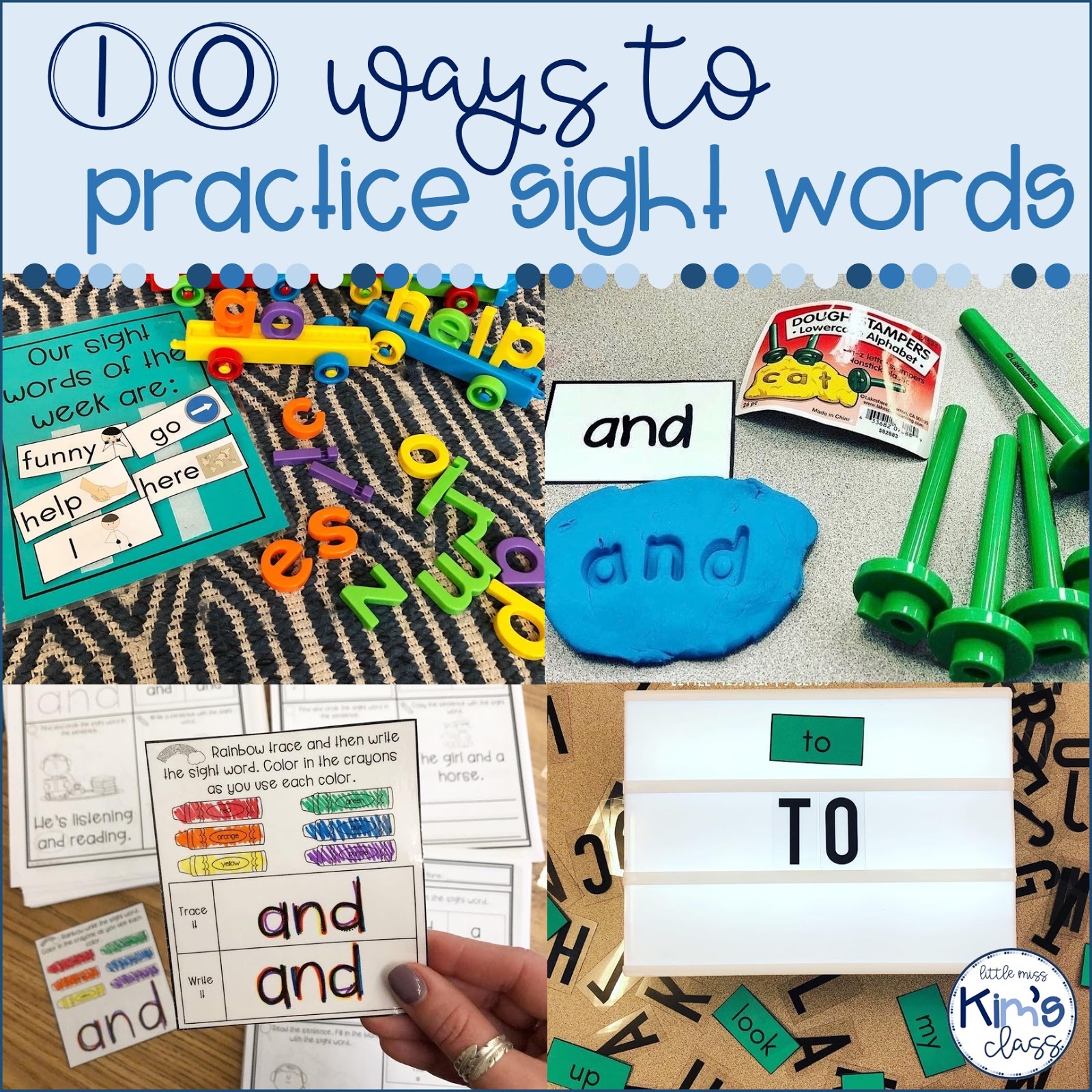 Little Miss Kim's Class: 10 Ways to Practice Sight Words