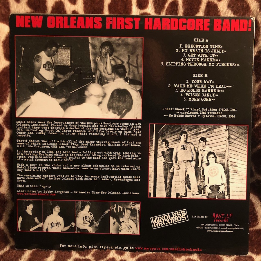MELONVILLE HARDCORE: SHELL SHOCK - Execution Time LP (2008)