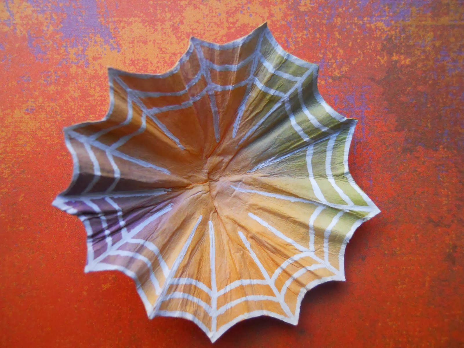 Drea's Scraps of Inspiration: Spider Web Tutorial