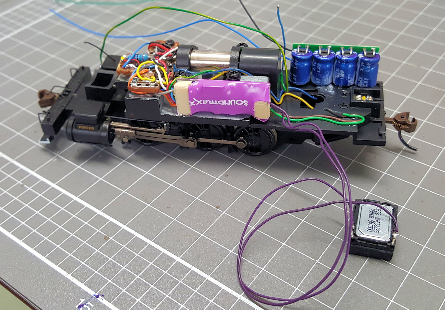 N'Tranced Dream: Adding Sound to a Bachmann 0-6-0 Porter Side Tank