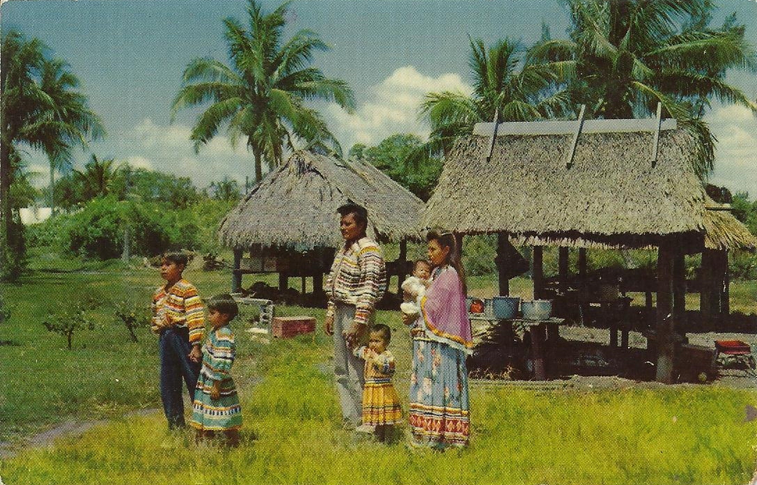 Vintage Travel Postcards: Florida Indians