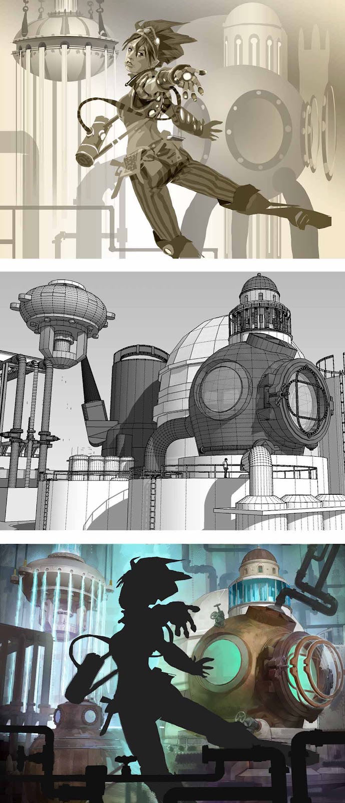 Scott M. Fischer Evolving Easel: Counterflux- MTG painting