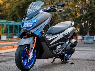 Modifikasi Nmax Hitam, Putih dan Abu Abu Terbaru 2020 - Dudungmaman07