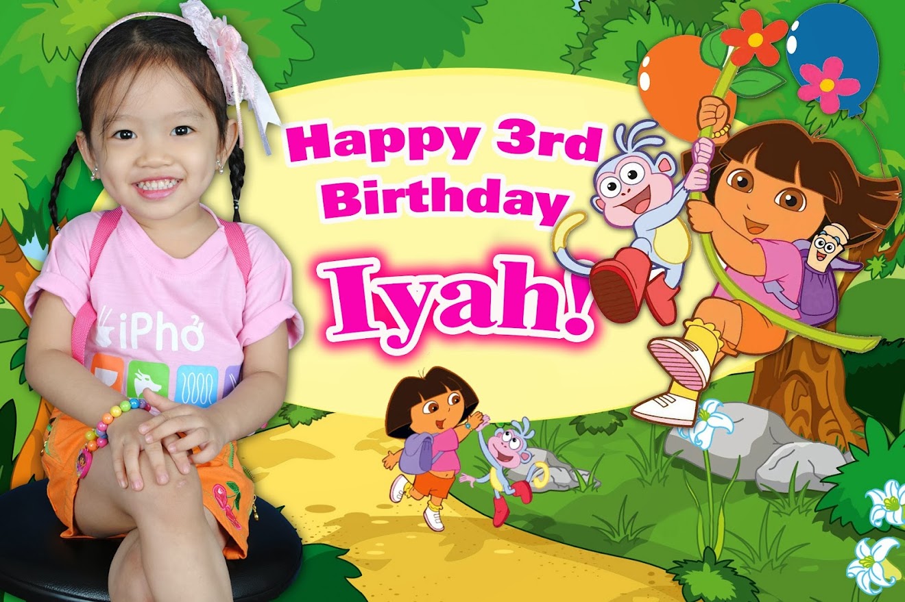 Birthday Invitation Card & Tarpaulin Designs (Hello Kitty Theme) 02