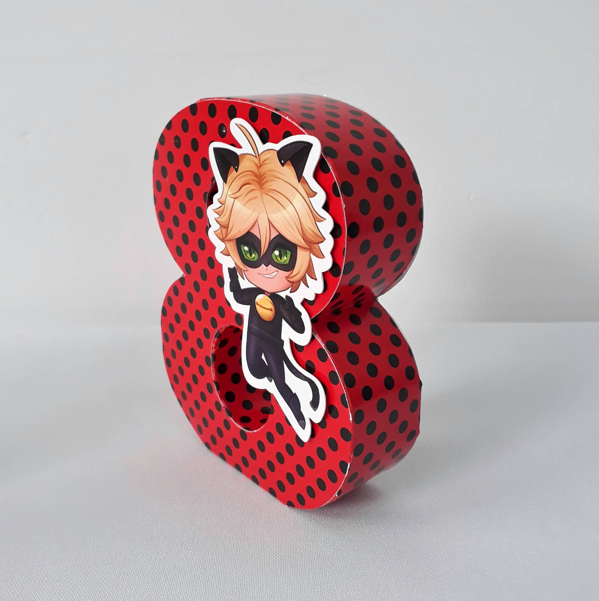 MinimandySign: Ladybug - Letras de papel en 3d