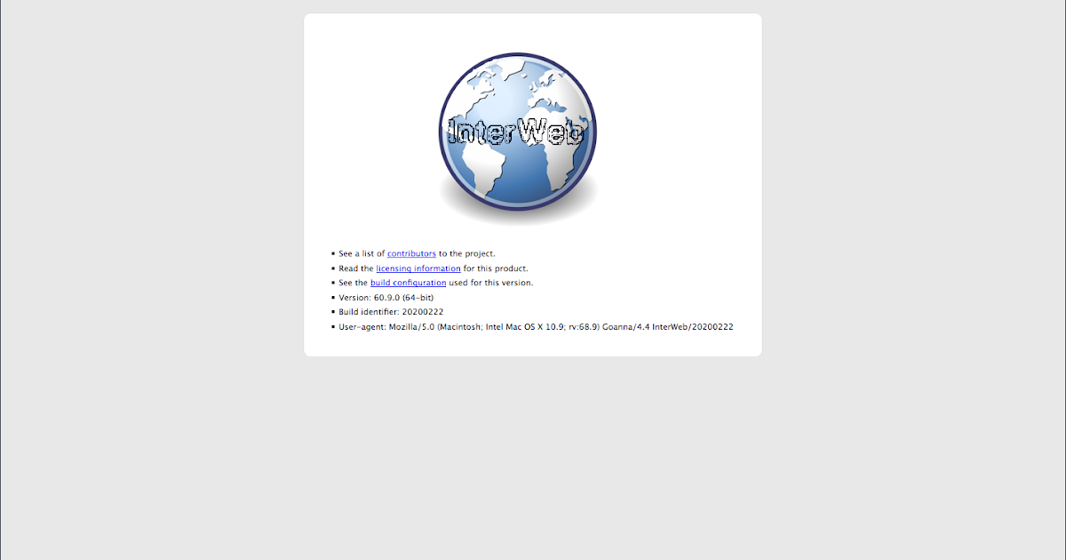 Random Mac Stuff: InterWeb Browser