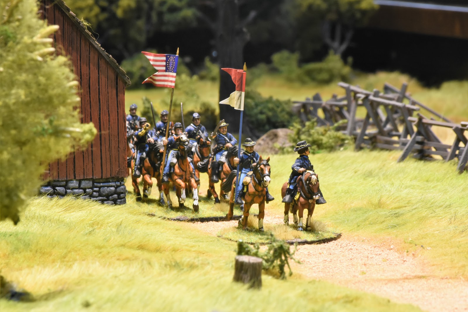 Jay's Wargaming Madness: ACW Battle Report - Farm Defence