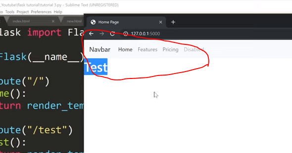 [Tech With Tim] Flask Tutorial #3 - Adding Bootstrap and Template ...