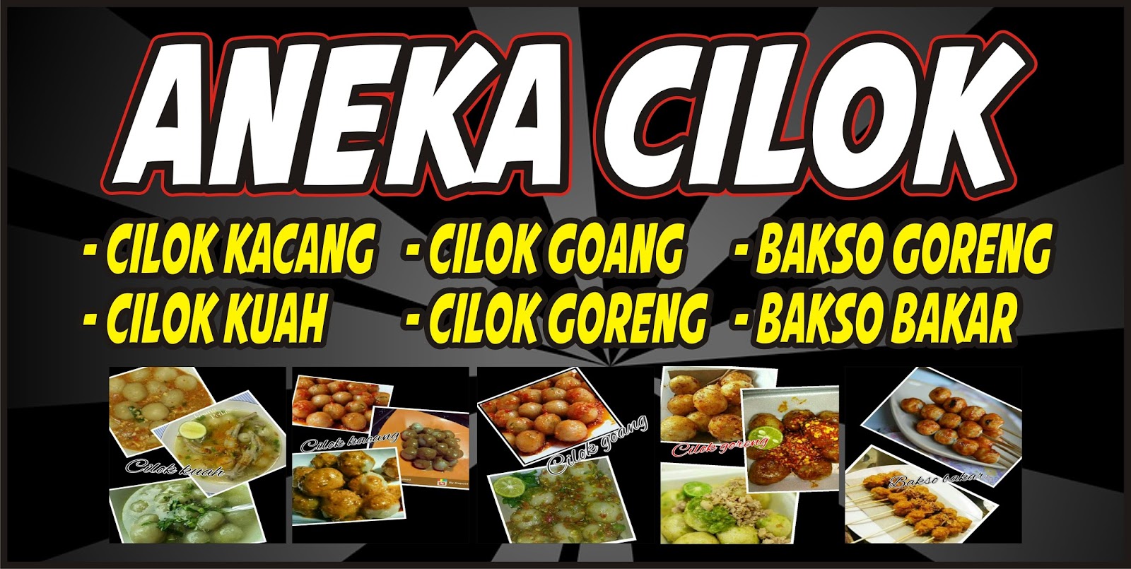Contoh Spanduk Cilok - KARYAKU