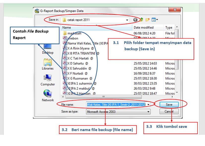 Menggunakan Fitur Database Backup di Aplikasi Raport K13 - aMustilan