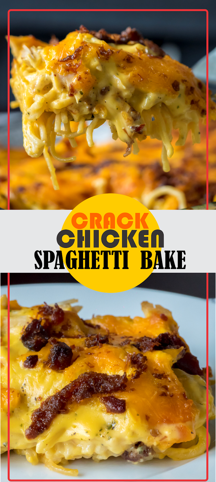 Crack Chicken Spaghetti Bake | Show You Recipes
