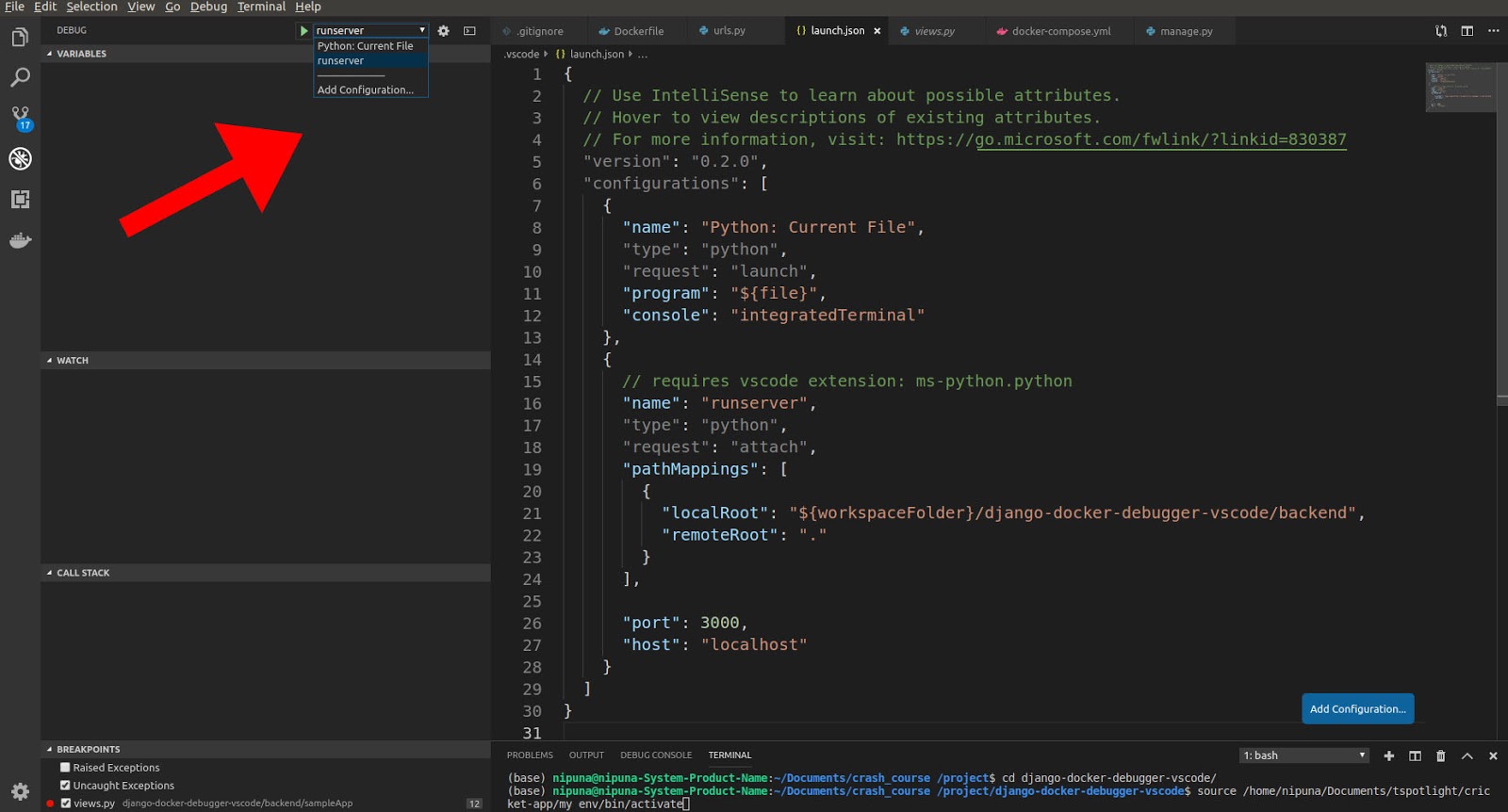 Bring it on : Debug Django code in Docker ( Vscode) Bring it on : Debug Django code in Docker ( Vscode)