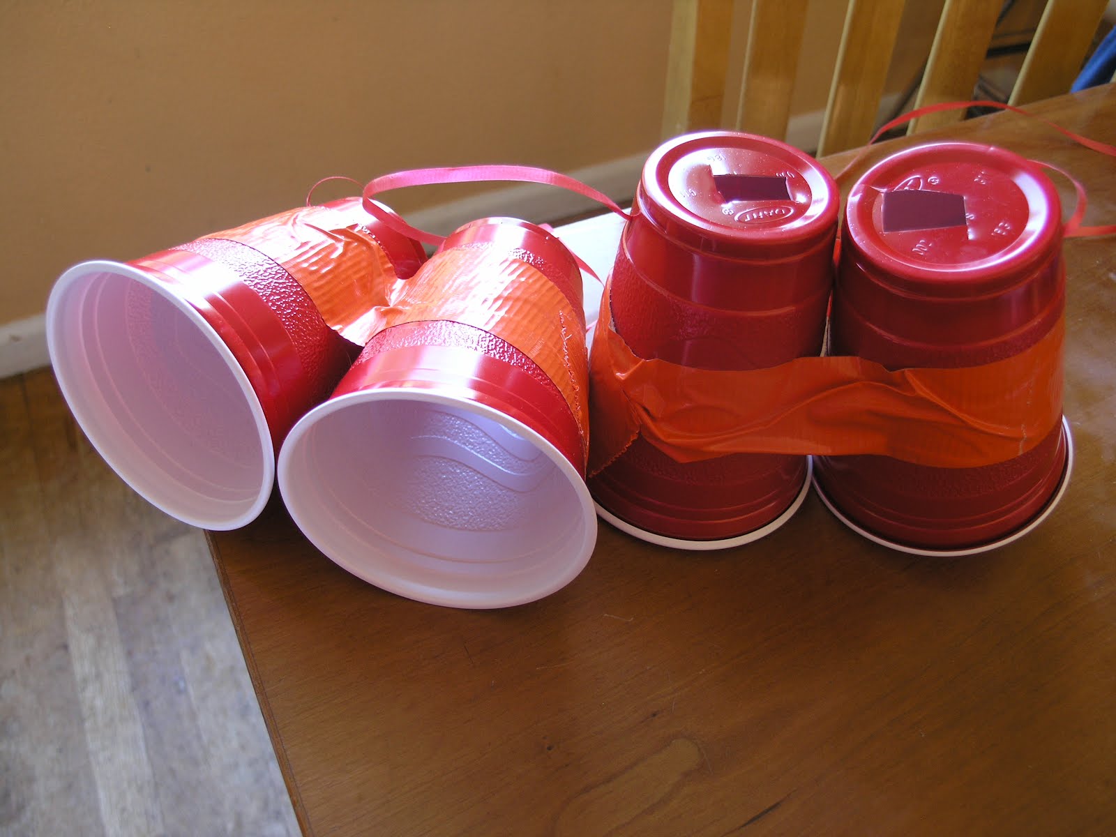 To Every Purpose: DIY Plastic cup binoculars