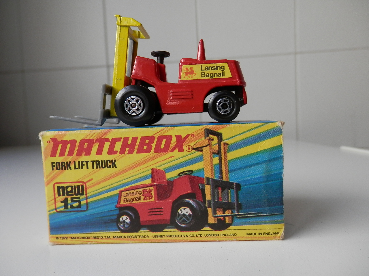 EDUARDO ASCANIO MIS MATCHBOX: Nº 15-B LANSING BAGNALL FORK LIFT TRUCK