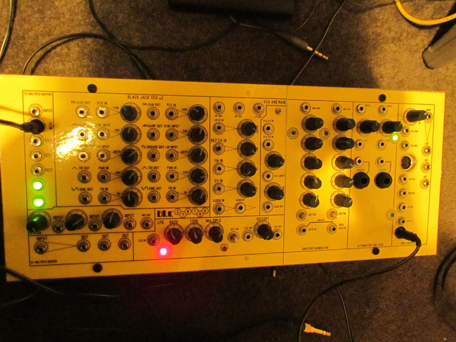 MATRIXSYNTH: Blue Lantern SynthX Patchable Modular Synth