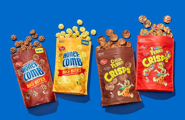 Post Releases New Pebbles Crisps and Honeycomb Big Bite Cereal Snacks